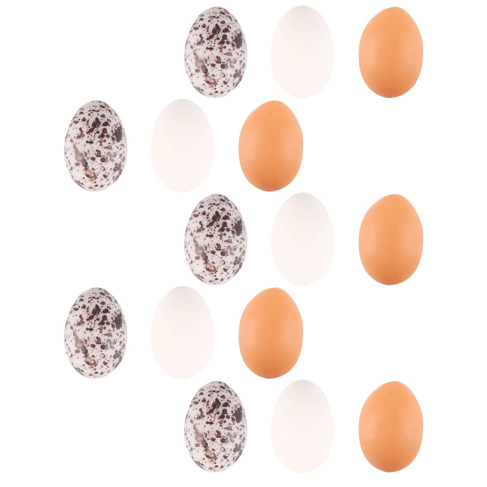 Zehuanyu 24 Pcs Stuffers Toy Miniature Eggs Small Size Model Tabletop ...