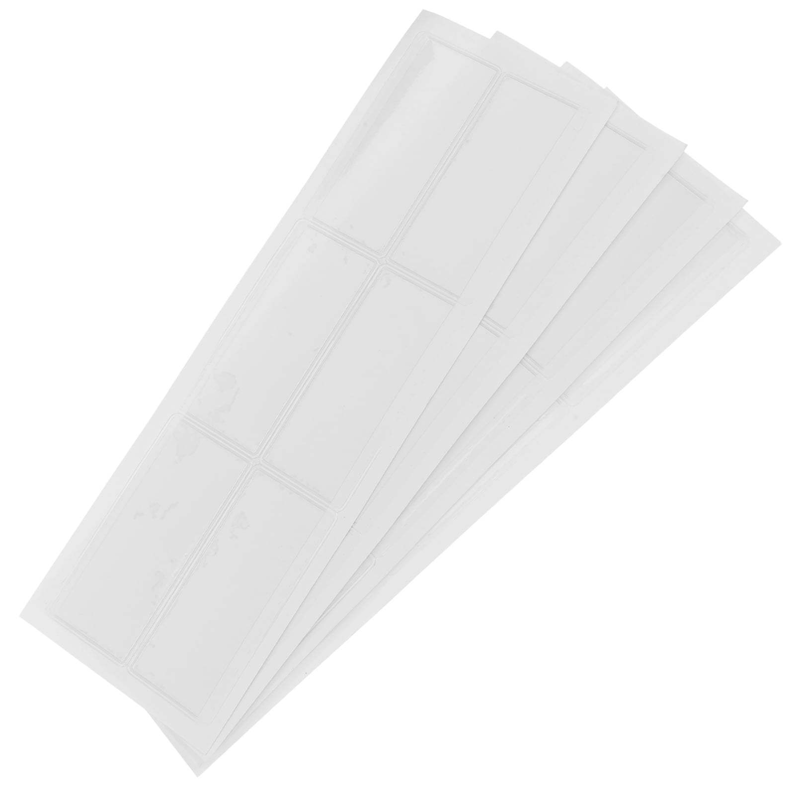 DEEPCRAFF Transparent Self-Adhesive PVC Label Pockets for Office Use ...