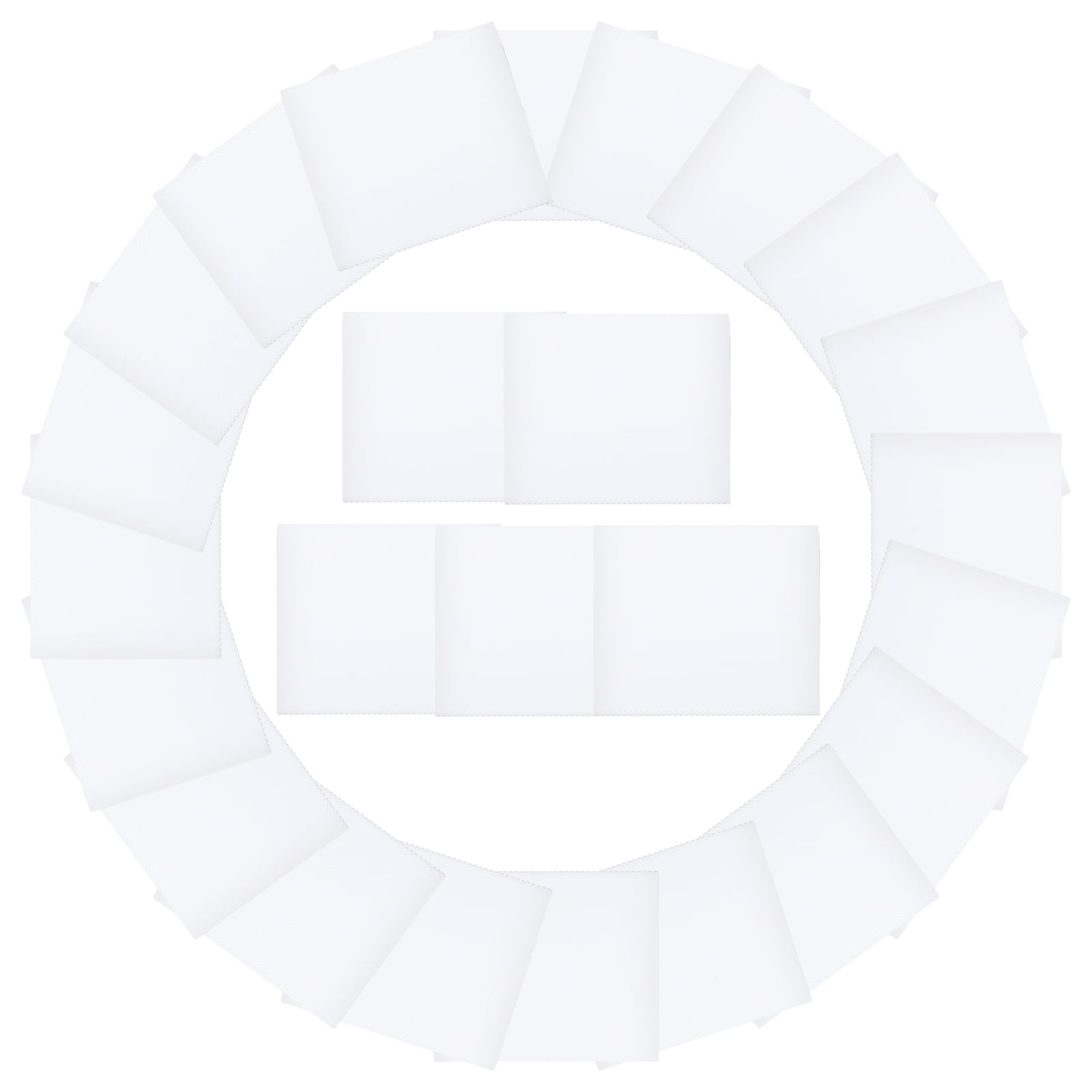 Zehuanyu 25 Pcs Door Corner Gasket Car Seal Strip Sticky Stopper White ...
