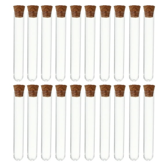 Hytrove Empty Test Tubes Plastic For Children Students 25Pcs 3.9X0.5X0 ...