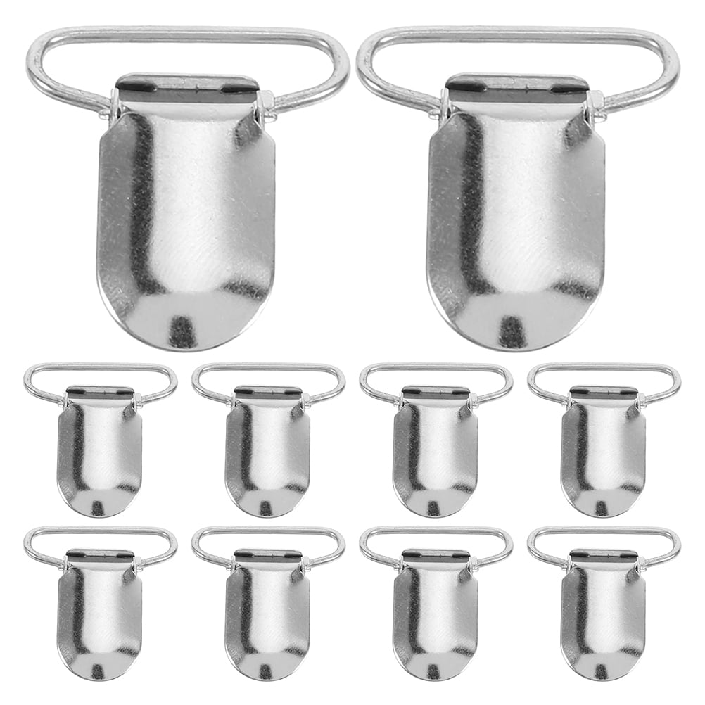 Zehuanyu 25PCS Suspender Clips Black Clips Metal Holder Clips Fasteners ...