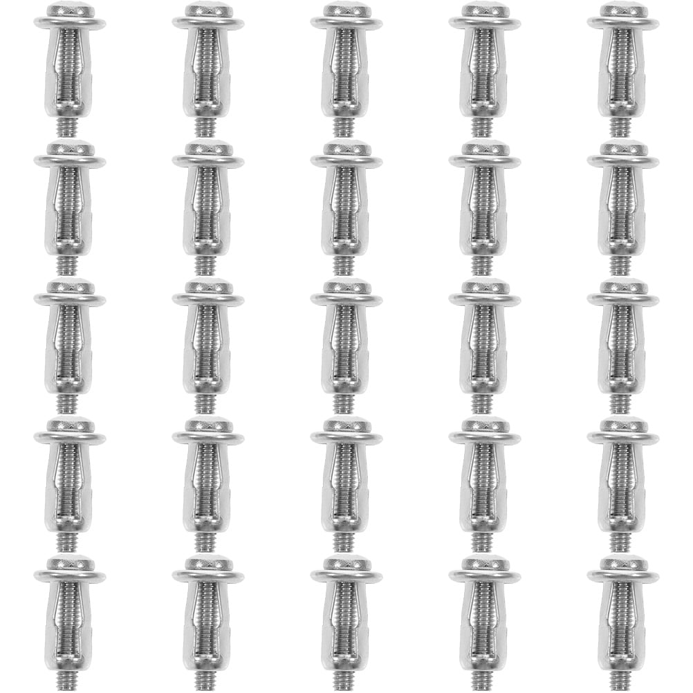 Zehuanyu 25pcs Hollow Door Anchor Expansion Nut Jack Nut with Screw ...