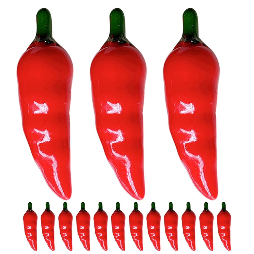 Zehuanyu 25pcs Simulation Mini Pepper Model Fake Vegetable Mode Fake ...