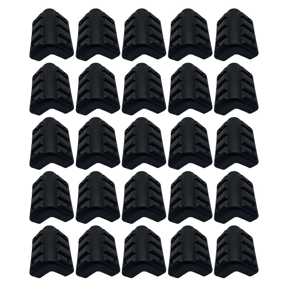 DEEPCRAFF Speaker Corner Protector Plastic Black 25Pcs 7.00X4.50X2.80In ...