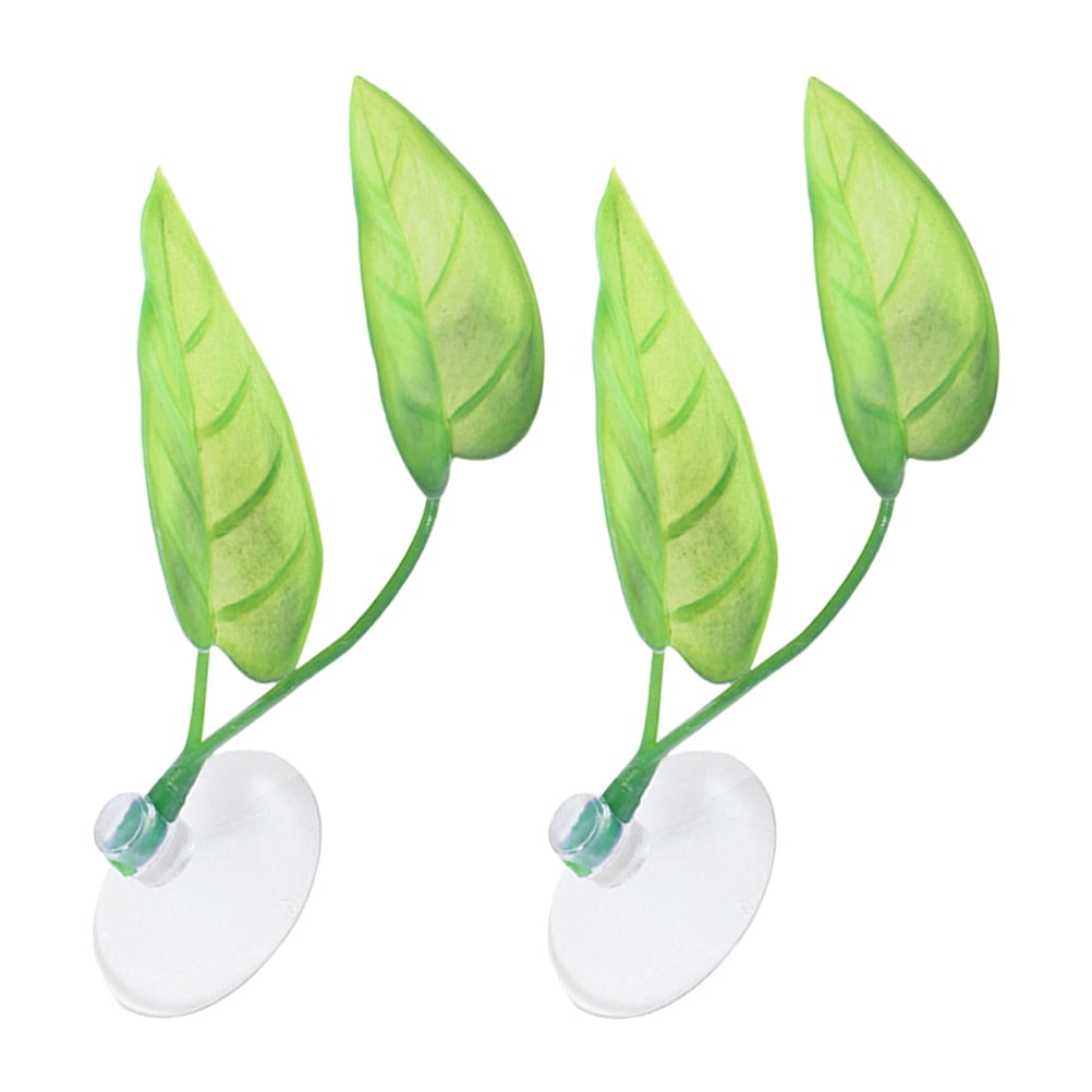 Zehuanyu 2PCS Betta Leaf Fish Tank Decorations Betta Fish Accessories ...