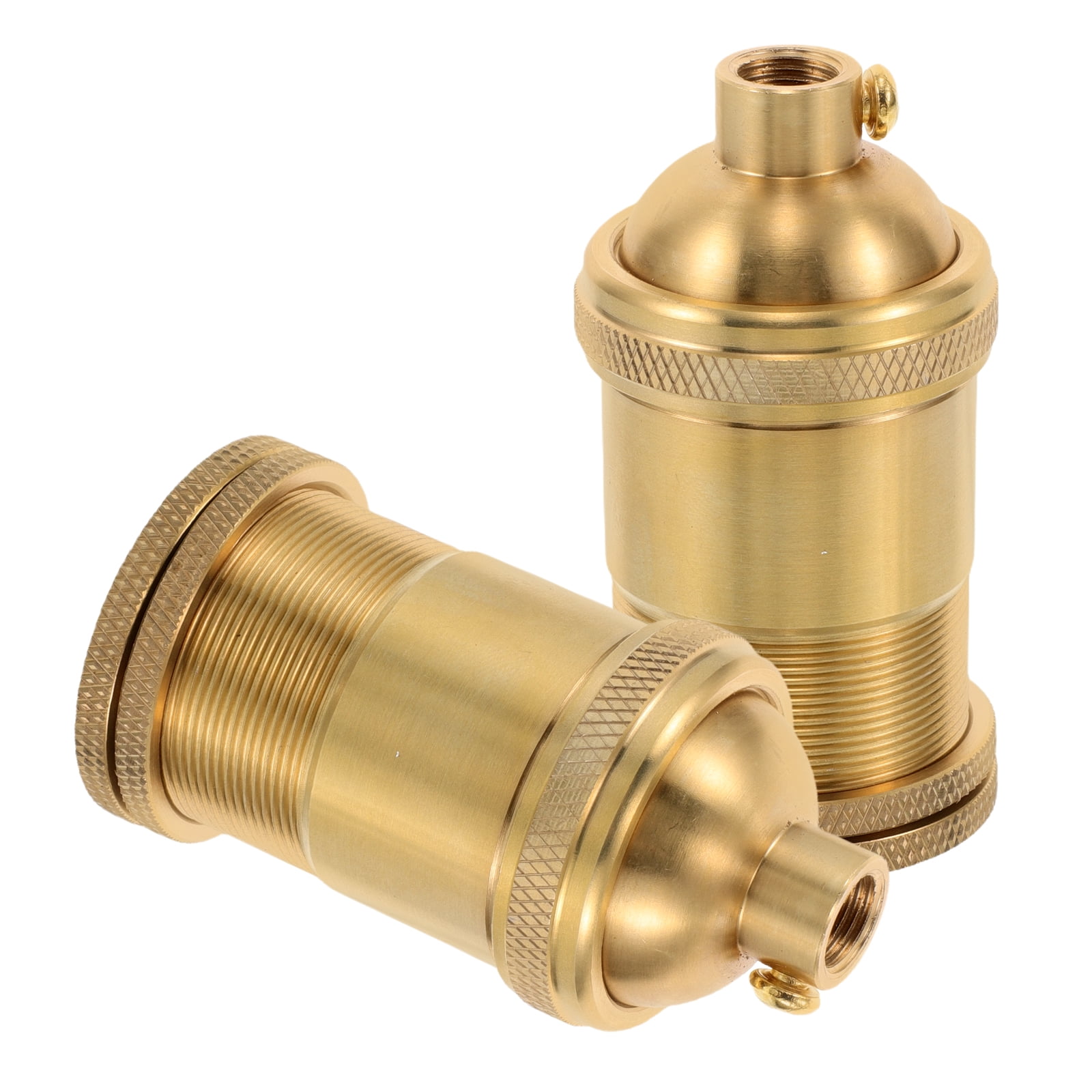 Zehuanyu 2PCS Light Socket E27 E26 Retro Copper Light Socket Table ...