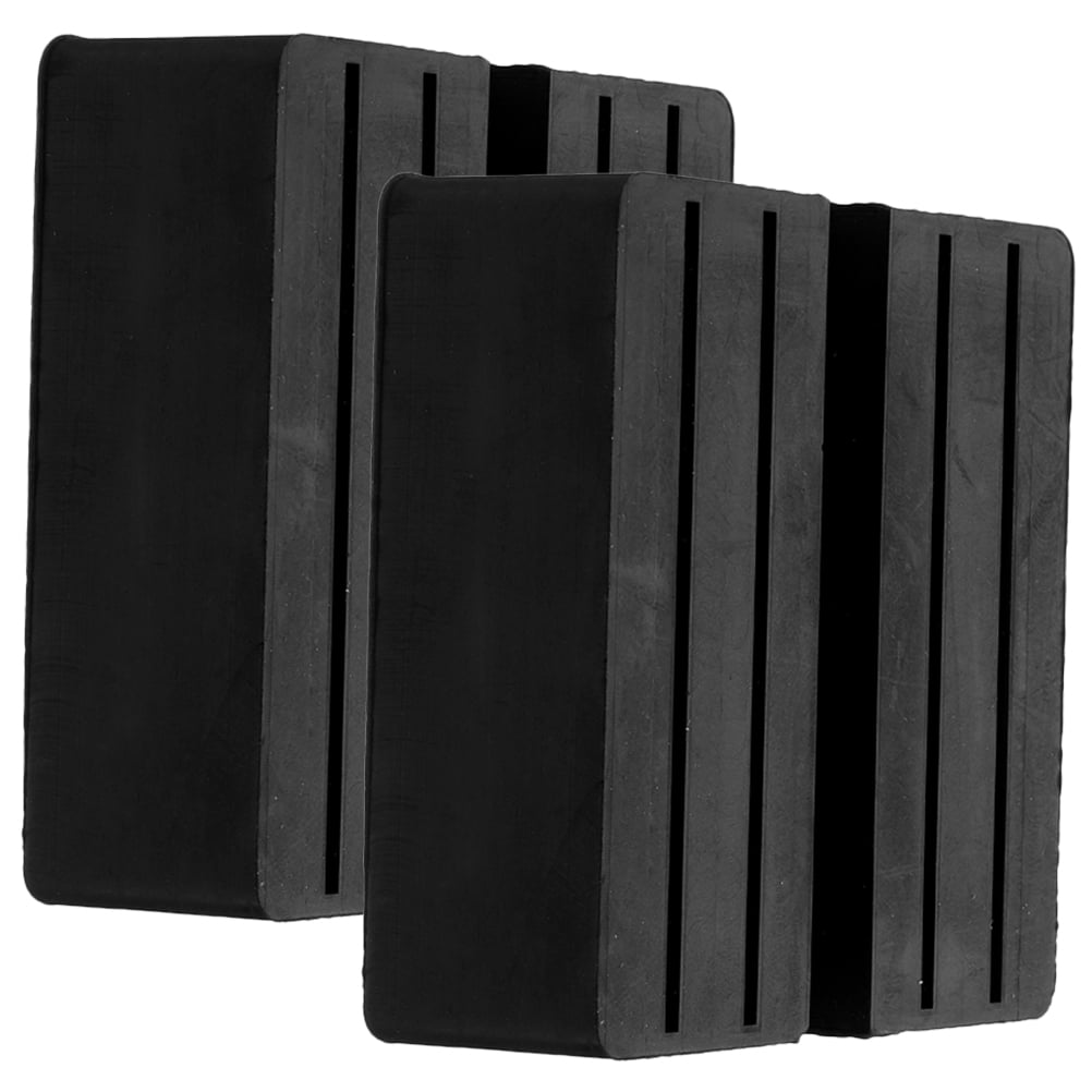 2Pcs Black Support Pads for Car Made of Durable Rubber with Non Slip ...