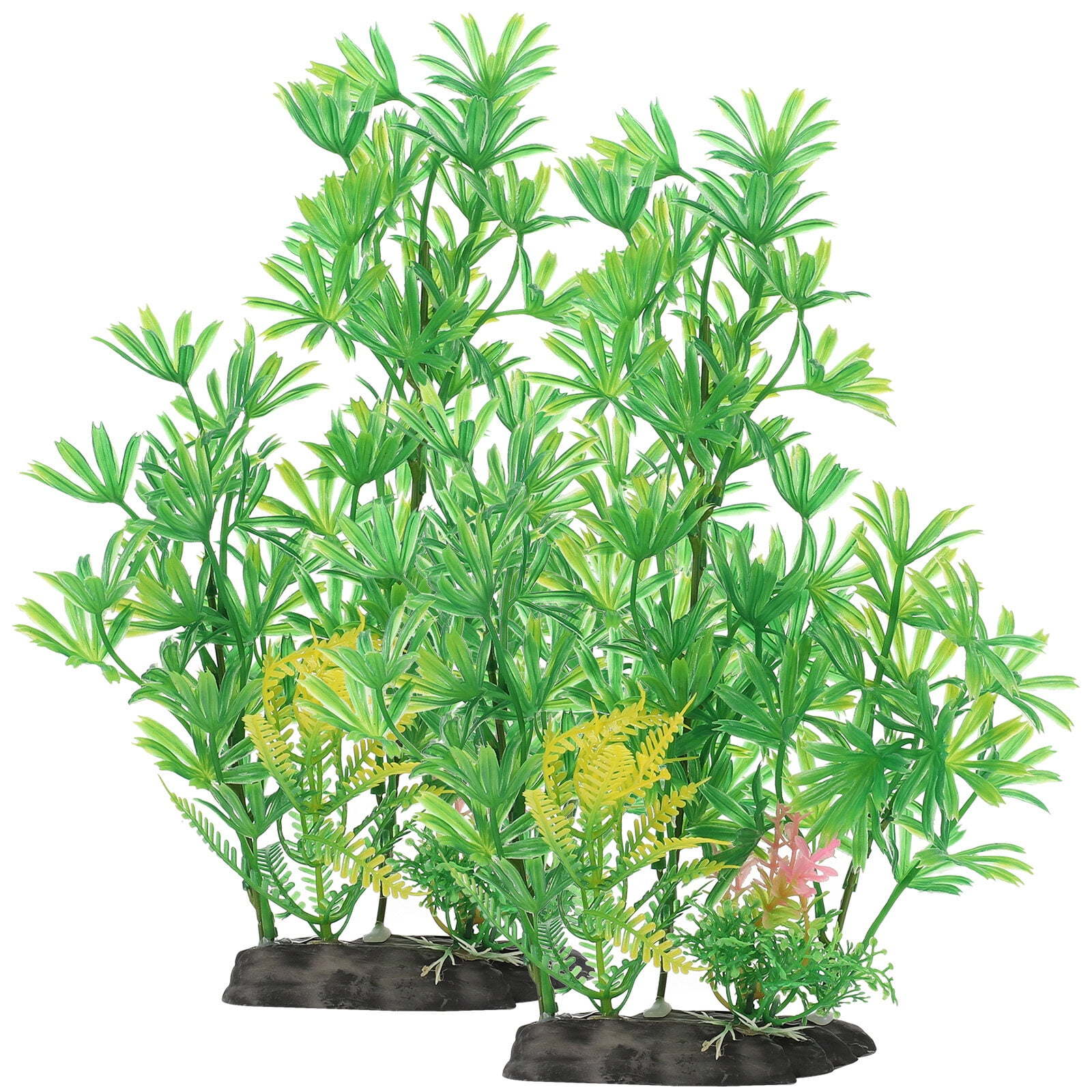 Zehuanyu 2Pcs Simulate Plants Artificial Plant Decor Fish Tank ...