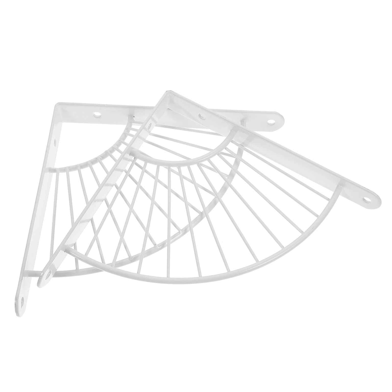 Zehuanyu 2Pcs Wall Mounted Heavy Duty Metal Floating Shelf Brackets ...