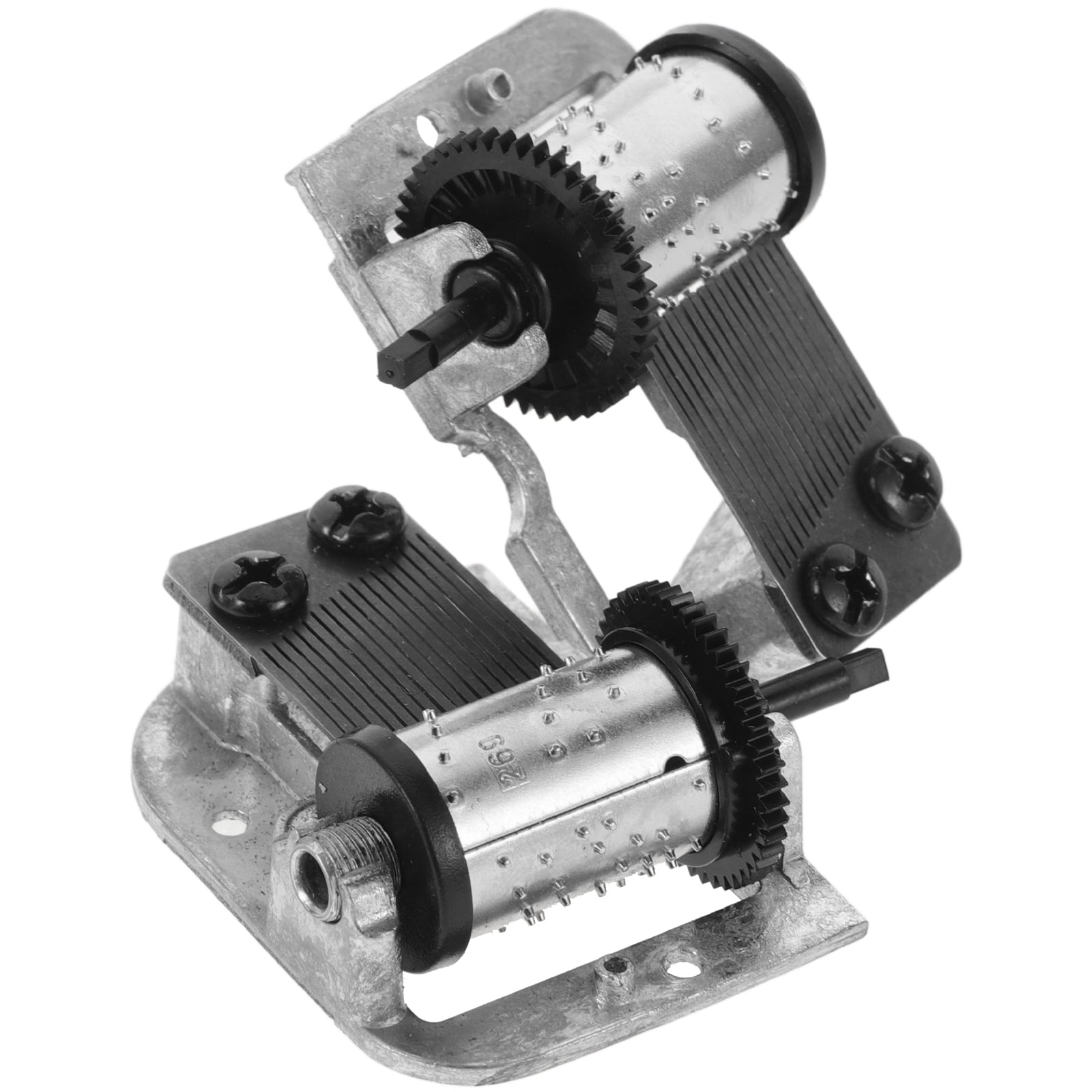 DEEPCRAFF Wind Up Music Box Mechanism Set Metal Black 2Pcs - Walmart.com