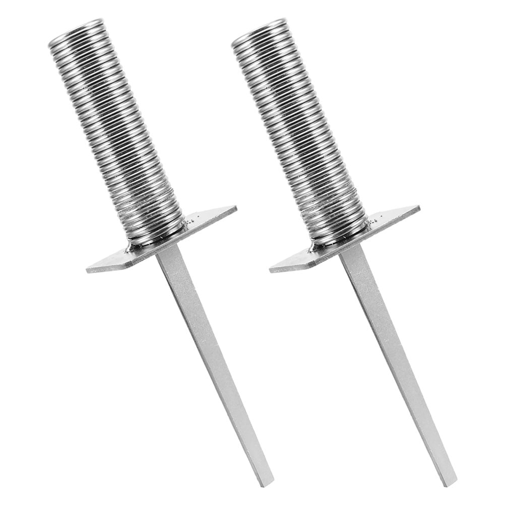 Zehuanyu 2pcs Flagpole Spring-Loaded Flag Spike Ground Stake for ...