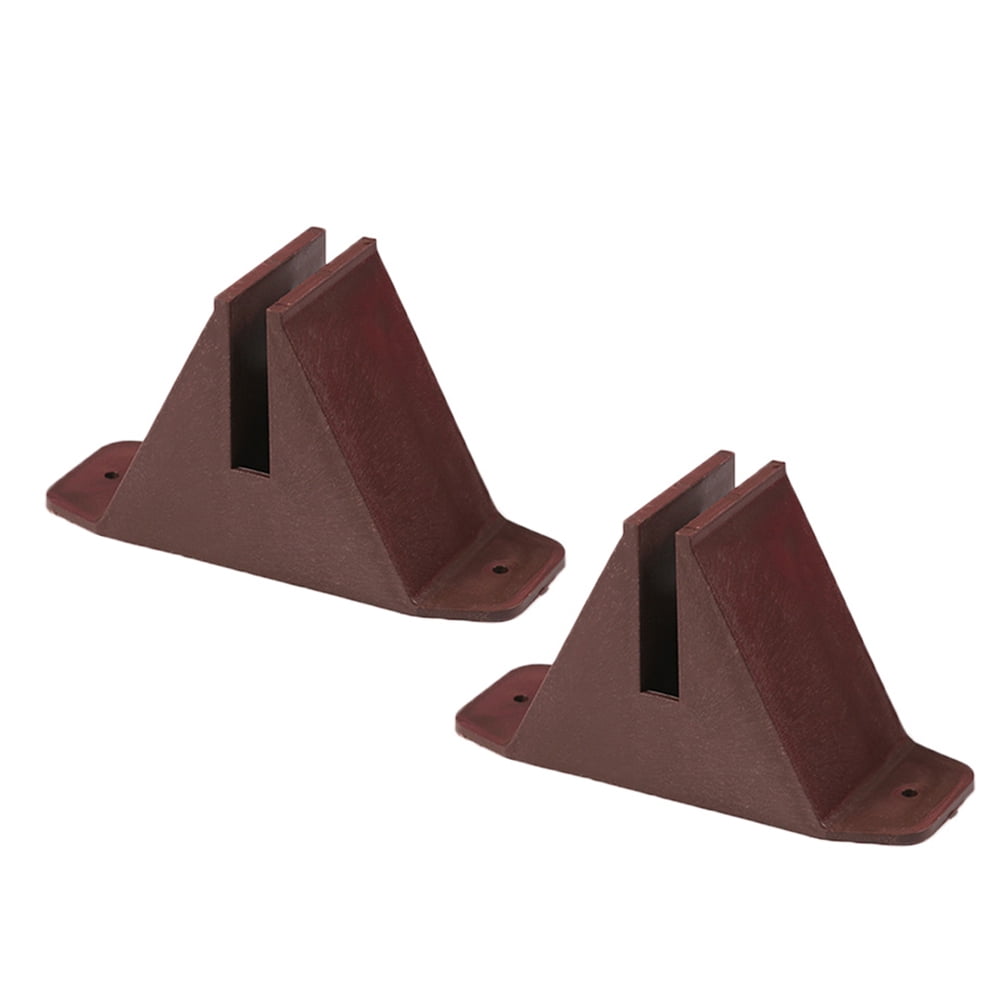 Zehuanyu 2pcs Garden Fence Bases Yard Fence Support Base Plastic Fence ...