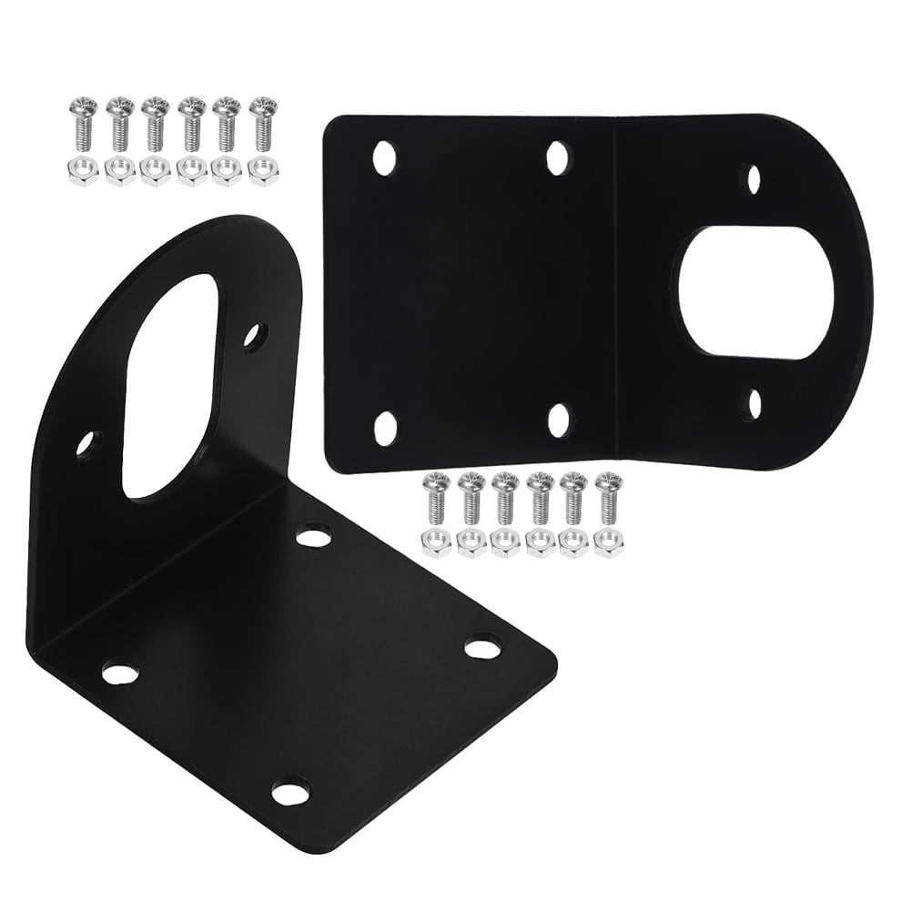 Zehuanyu 2pcs L Shape Motor Mount for Screw Gear Bracket and Stepper ...