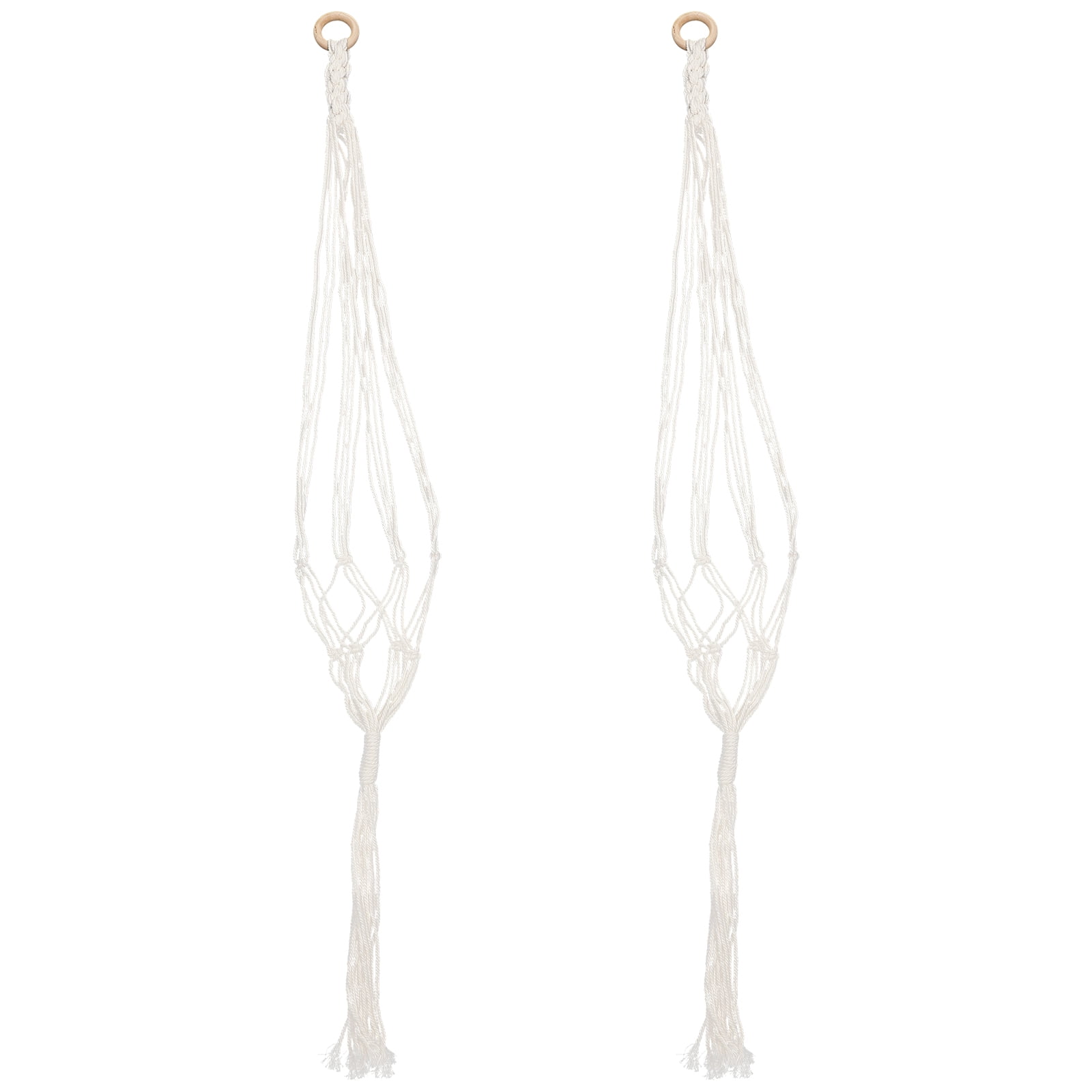 2pcs Macrame Plant Hanger Rope for Plants Pot Net Bag Flower Pot Holder ...