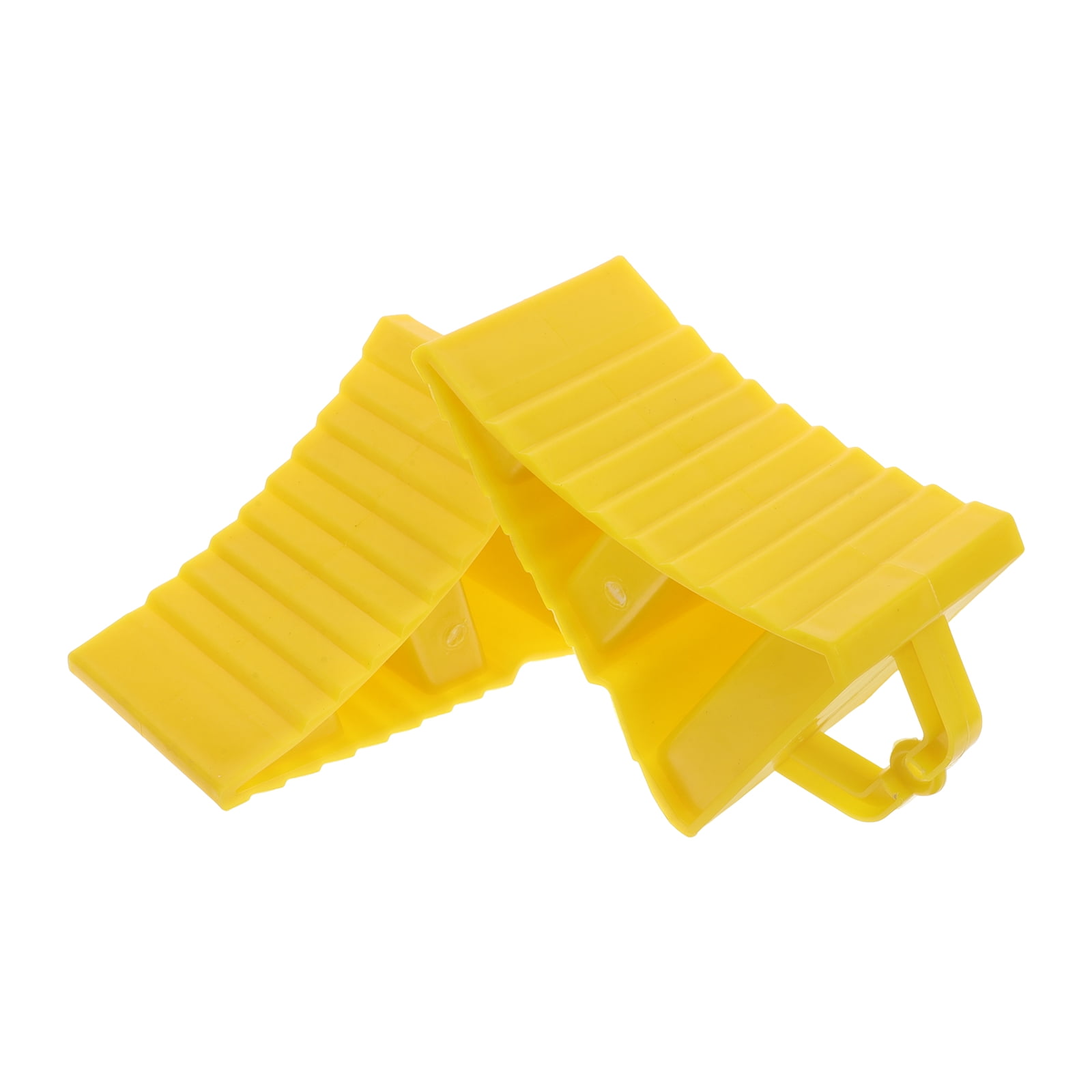 Zehuanyu 2pcs Plastic Wheel Chocks with Grip Handle Stable Car Stoppers ...
