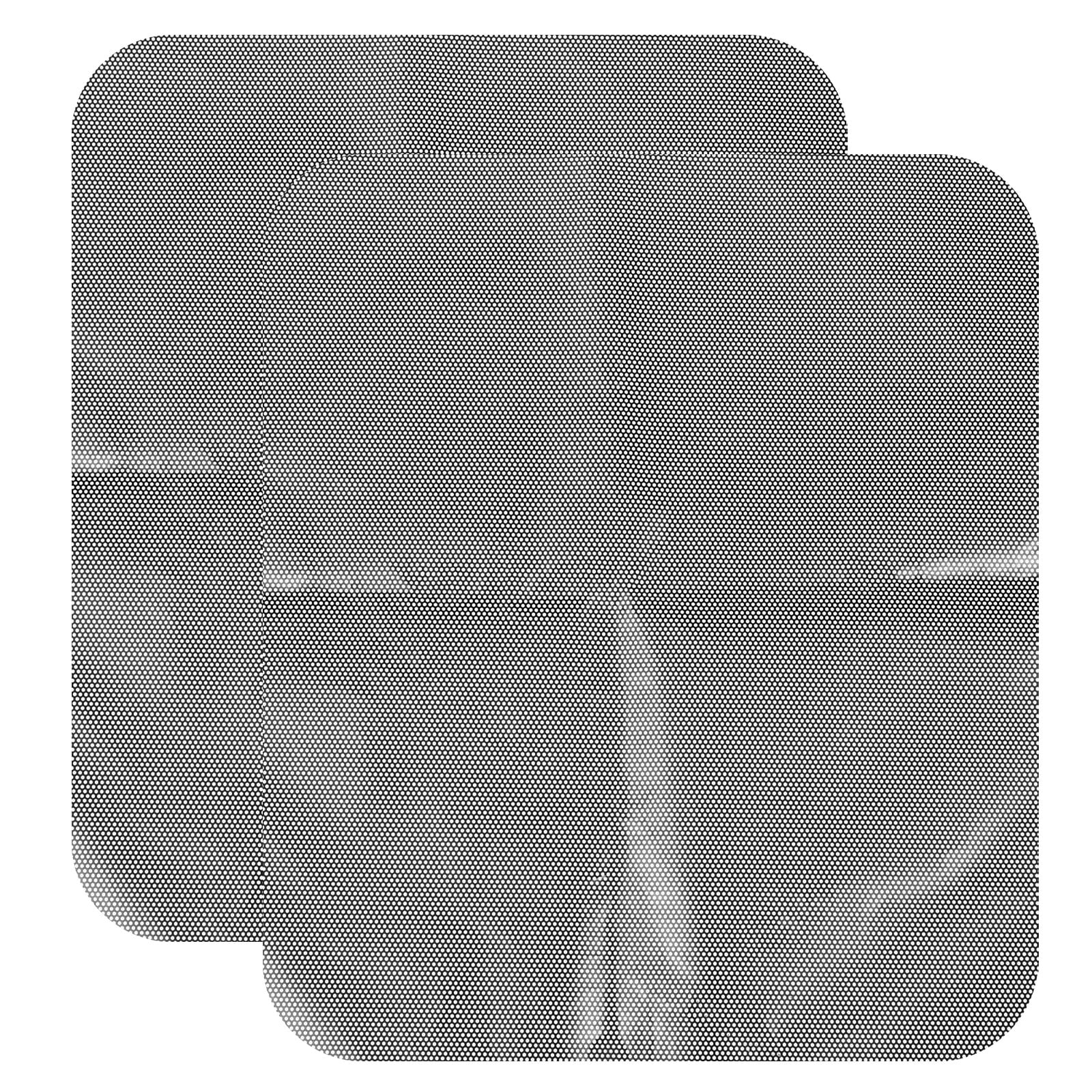 RENACLIPY 2Pcs Black Car Side Window Sunshade Film Adhesive Heat Shield ...