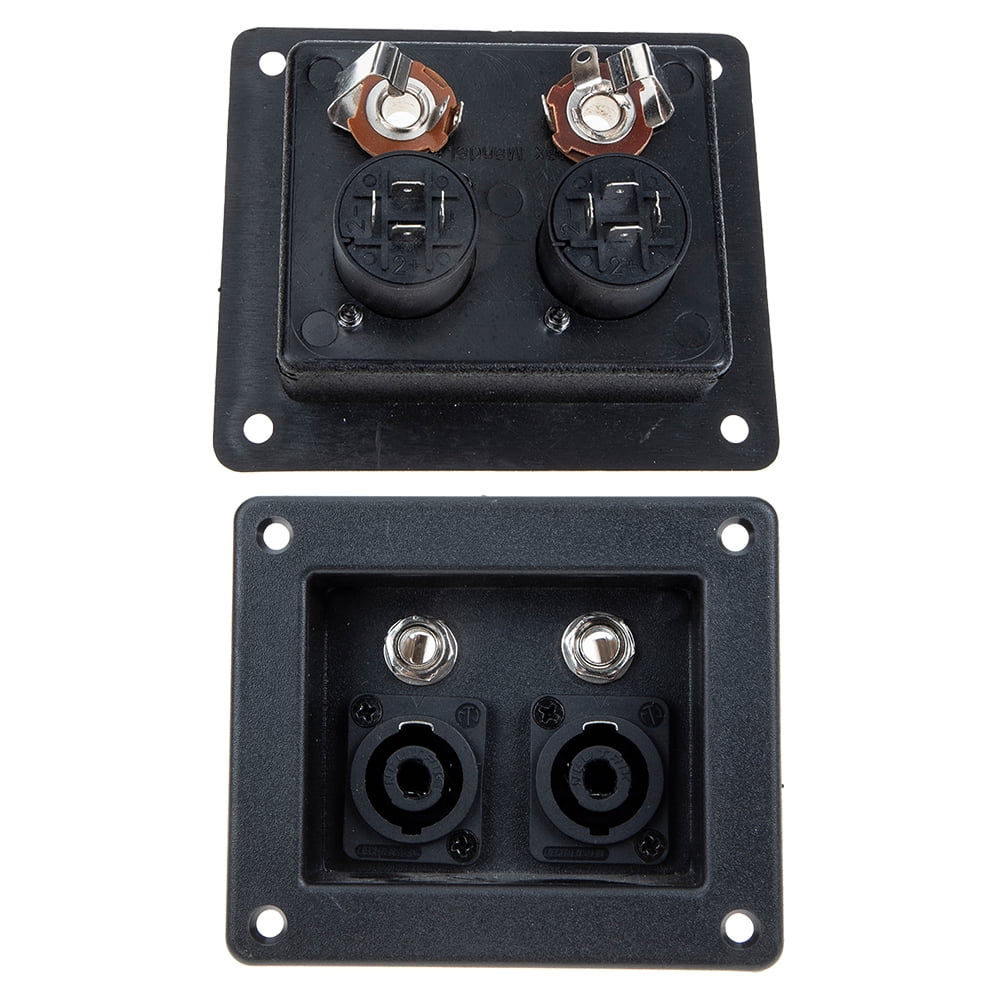 Zehuanyu 2pcs Recessed Banana Speaker 2-Way Terminal Rectangle Plate ...