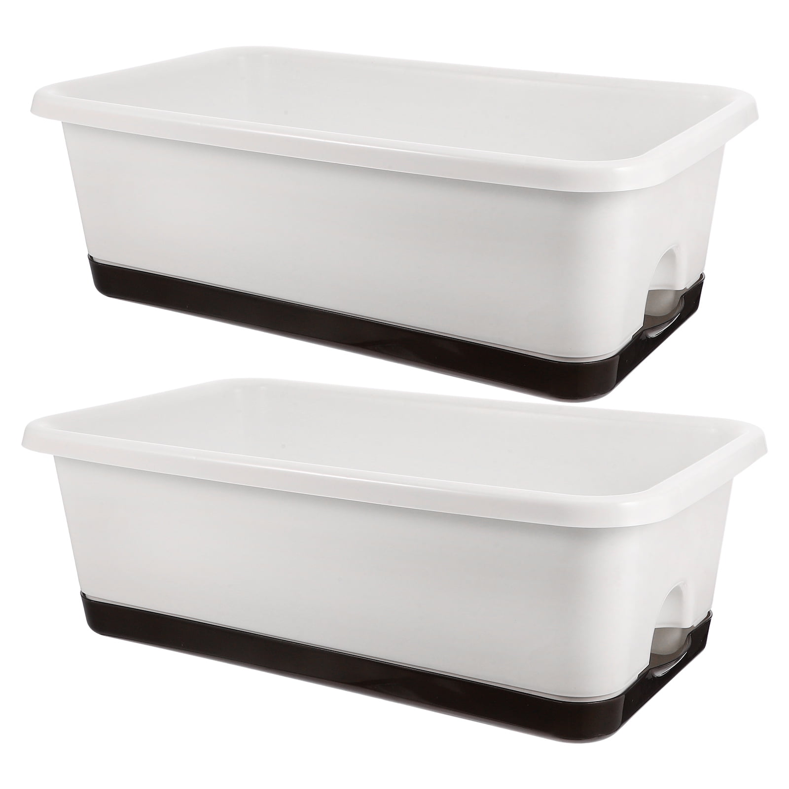 Zehuanyu 2pcs Rectangular Flower Pot For Windowsill And Balcony Flower ...