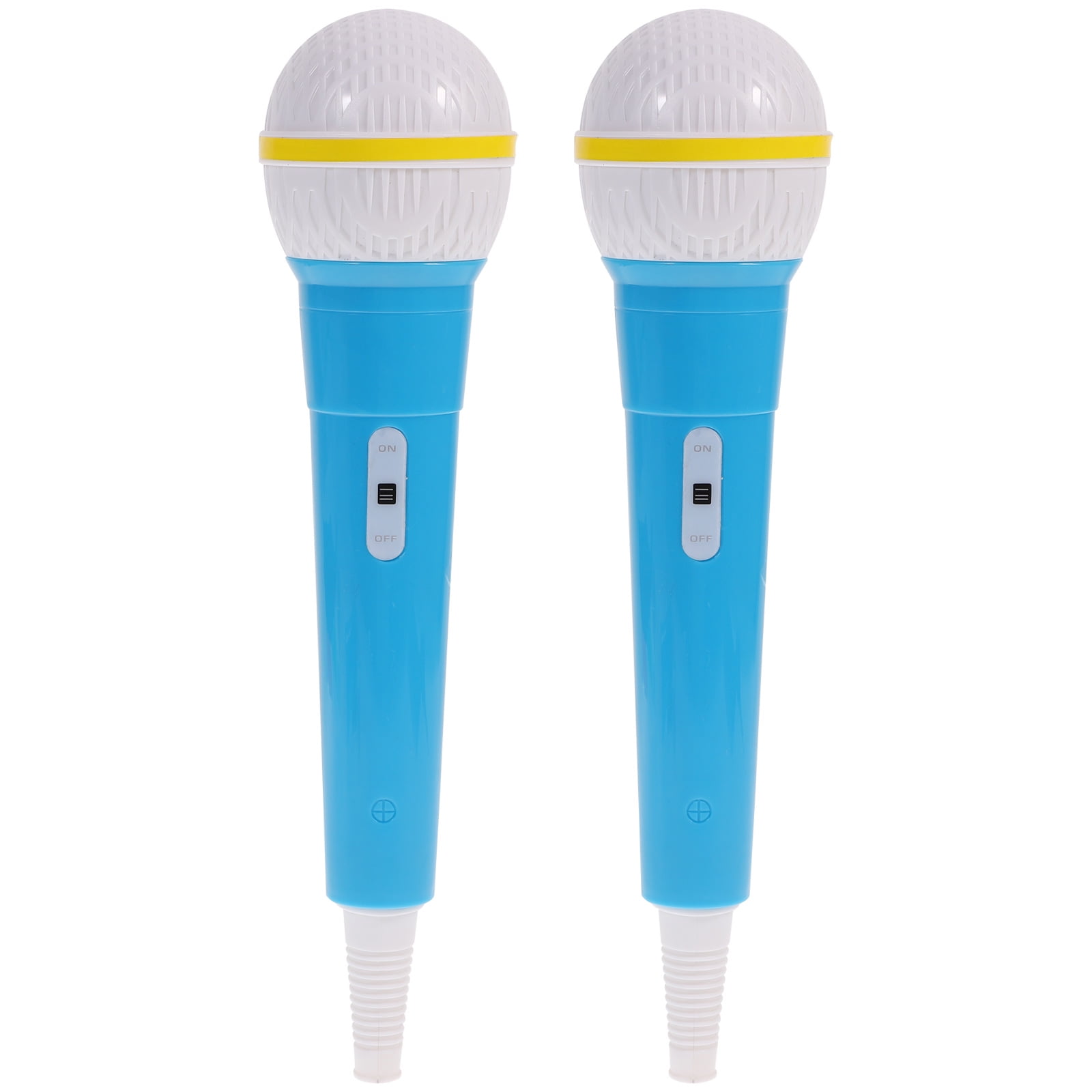 Zehuanyu 2pcs Simulated Microphones Plastic Microphone Models Fake Mic ...