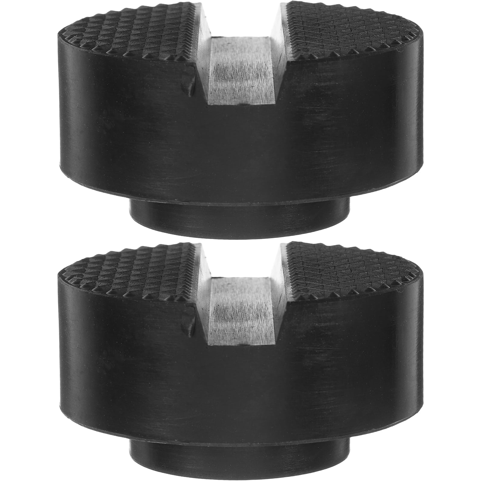 Hytrove Jack Pads For Floor Jack Rubber 2Pcs Black Universal Slotted ...