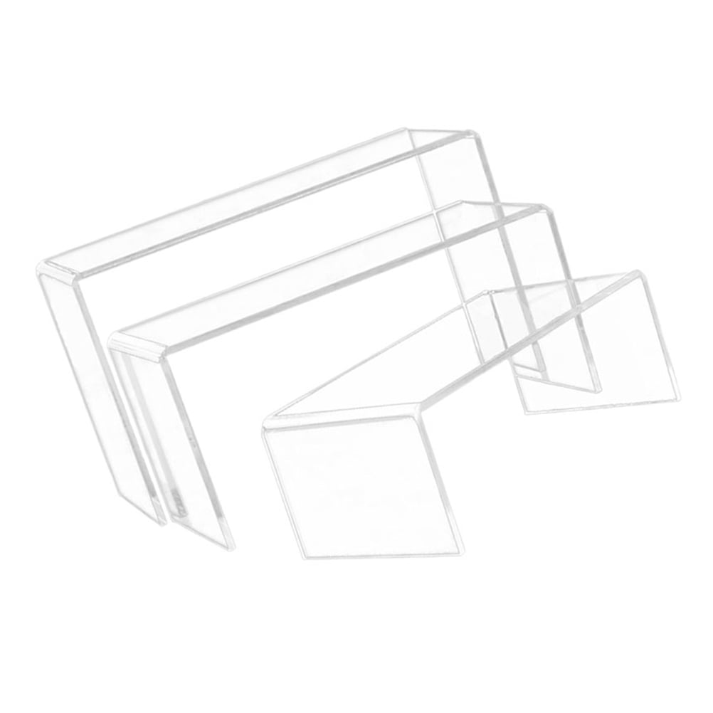 Zehuanyu 3 PCS Toy Display Shelf Showcase U Shape Rack Versatile Stands ...