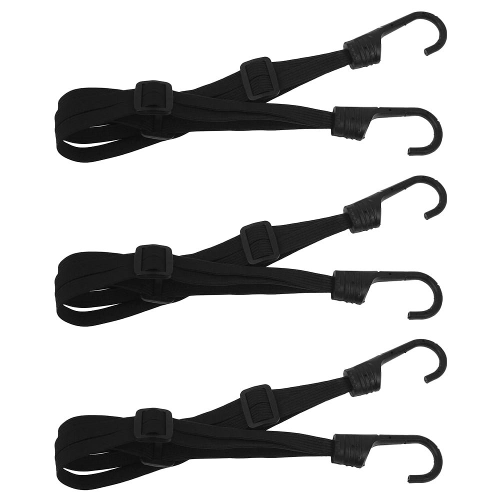 Zehuanyu 3 Pcs Bungee Cords with Hooks Cargo Fixed Belts Ratchet Straps ...