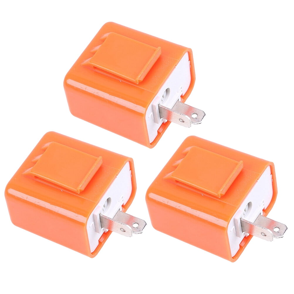 Zehuanyu 3 Pcs Motorcycle Turn Signals Electronic Flasher Relay LED ...