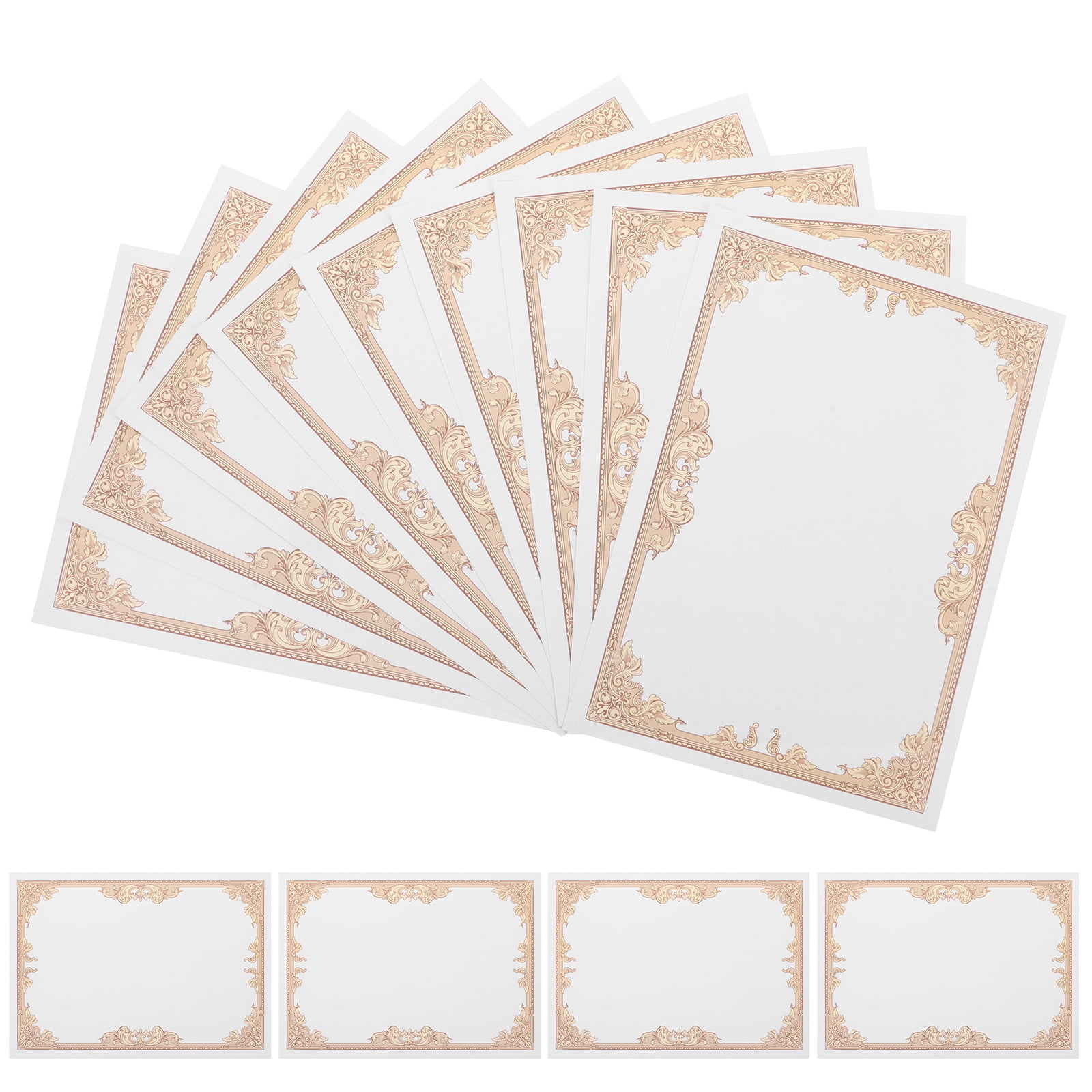 Zehuanyu 30 Pcs Certificate Inner Page Tai Card Plaque Adhesive Labels ...