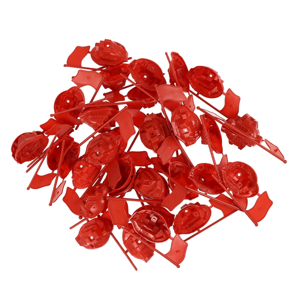 Zehuanyu 30 Pcs Miniature Things Small Red Flag Stationery Notepad ...