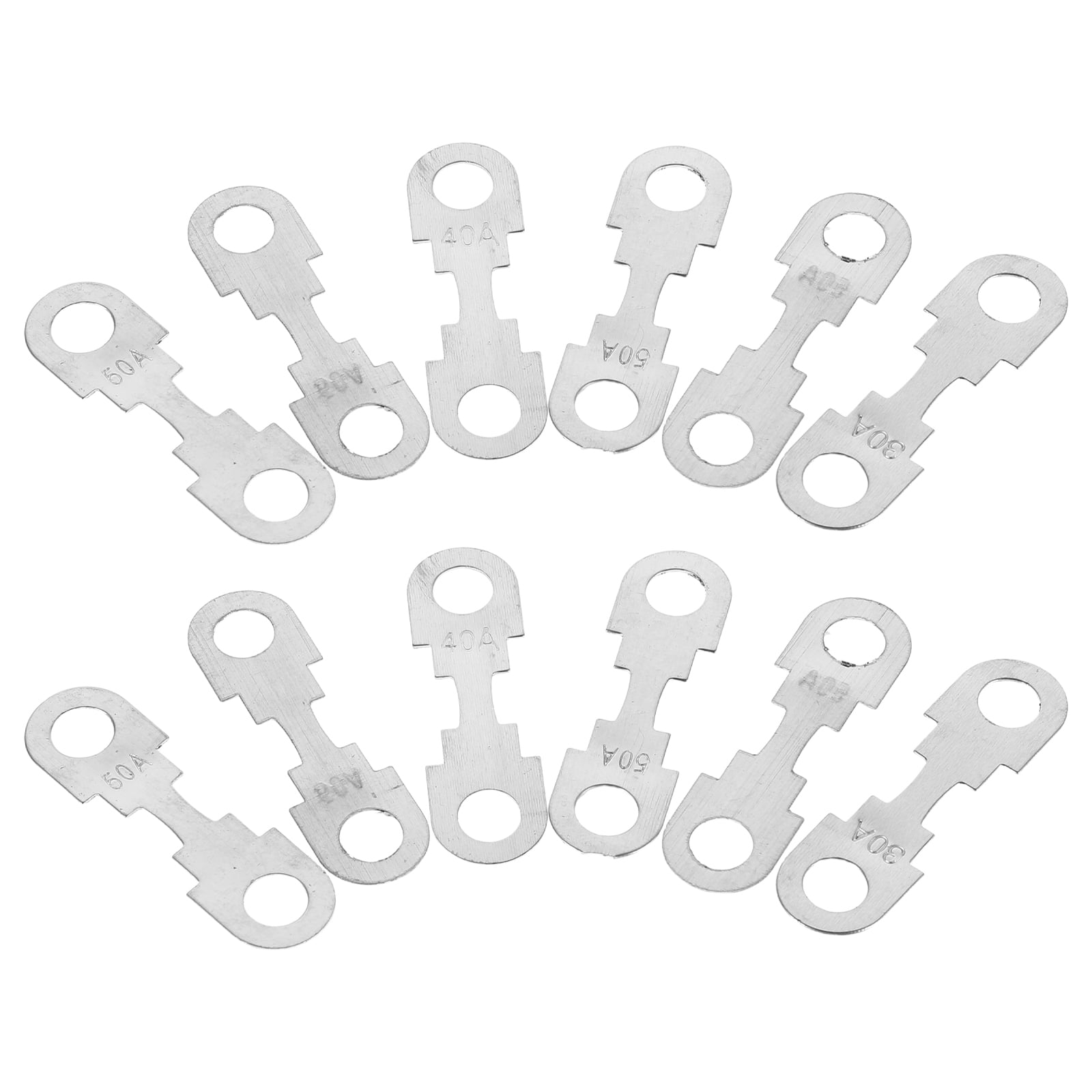 Phenofice Vehicle Owners Fuse Metal 30Pcs 1.65X0.47X0.04In - Walmart.com