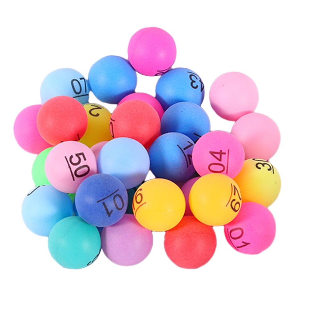 Zehuanyu 30pcs Number Lottery Balls Activity Lottery Balls ...