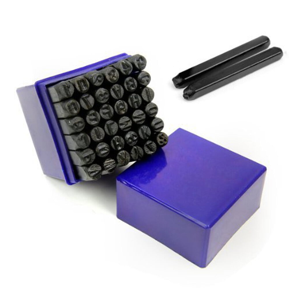 Zehuanyu 36 Pcs 4mm 5/32 Alphanumeric Number Punch Letter Carbon Steel ...