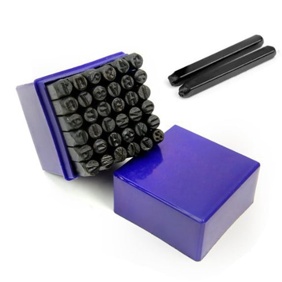 Zehuanyu 36 Pcs 4mm 5/32 Alphanumeric Number Punch Letter Carbon Steel ...