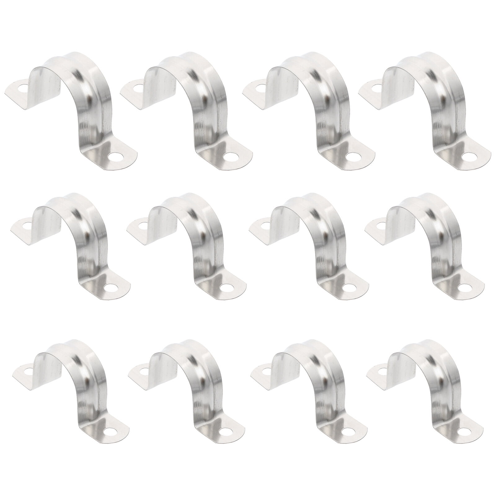 Zehuanyu 36 Pcs Saddle Clamp Stainless Steel Wall Lamination Hinged ...