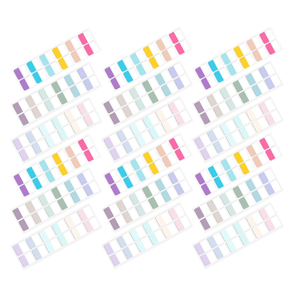 Zehuanyu 360pcs Sticky Tabs For Notebooks Writing Index Tabs Multi ...