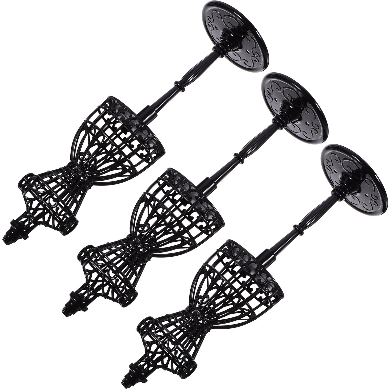 Zehuanyu 3pcs Doll Clothes Display Stand Plastic Doll Dress Clothes ...