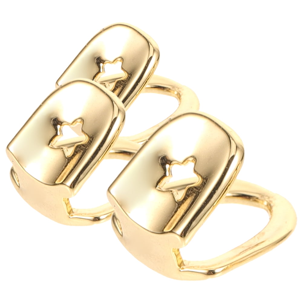 Zehuanyu 3pcs Trendy Hip-Hop Tooth Accessories Single Tooth Cap Metal ...