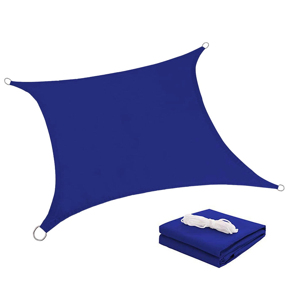 Zehuanyu 3x4M Quadrilateral Sun Shade Sail Polyester Canopy Waterproof ...