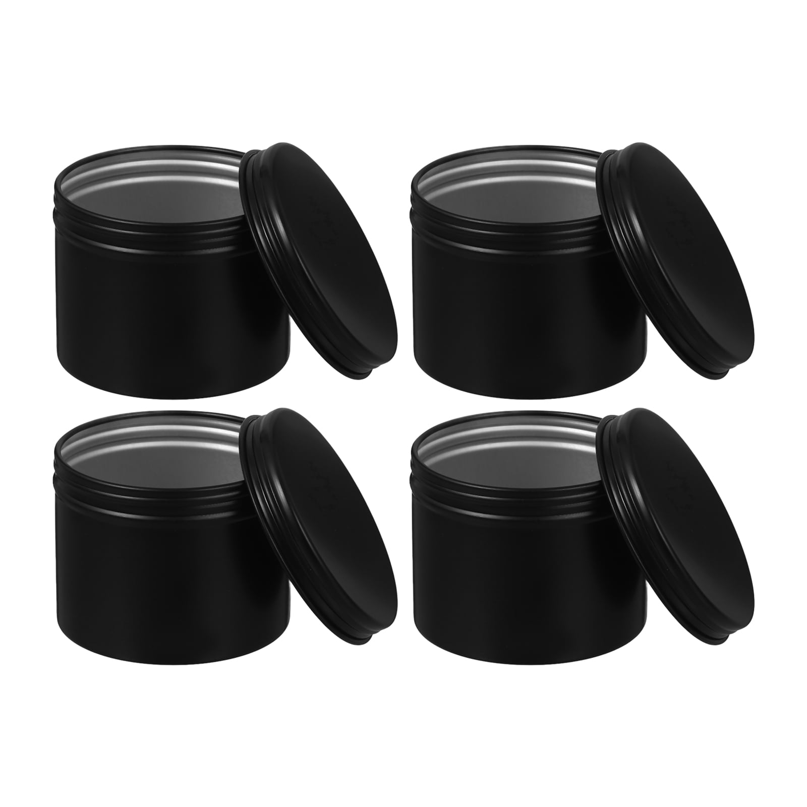 Zehuanyu 4 Pcs Circular Container Transparent Rocker Sealed Jar ...