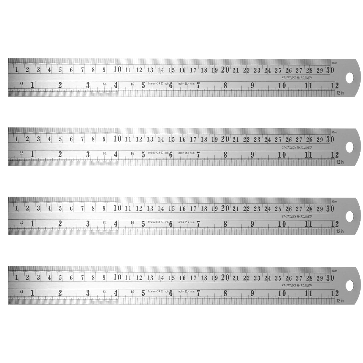 Zehuanyu 4 Pcs Cute Ruler Sewing Rulers and Guides Small Size Useful ...