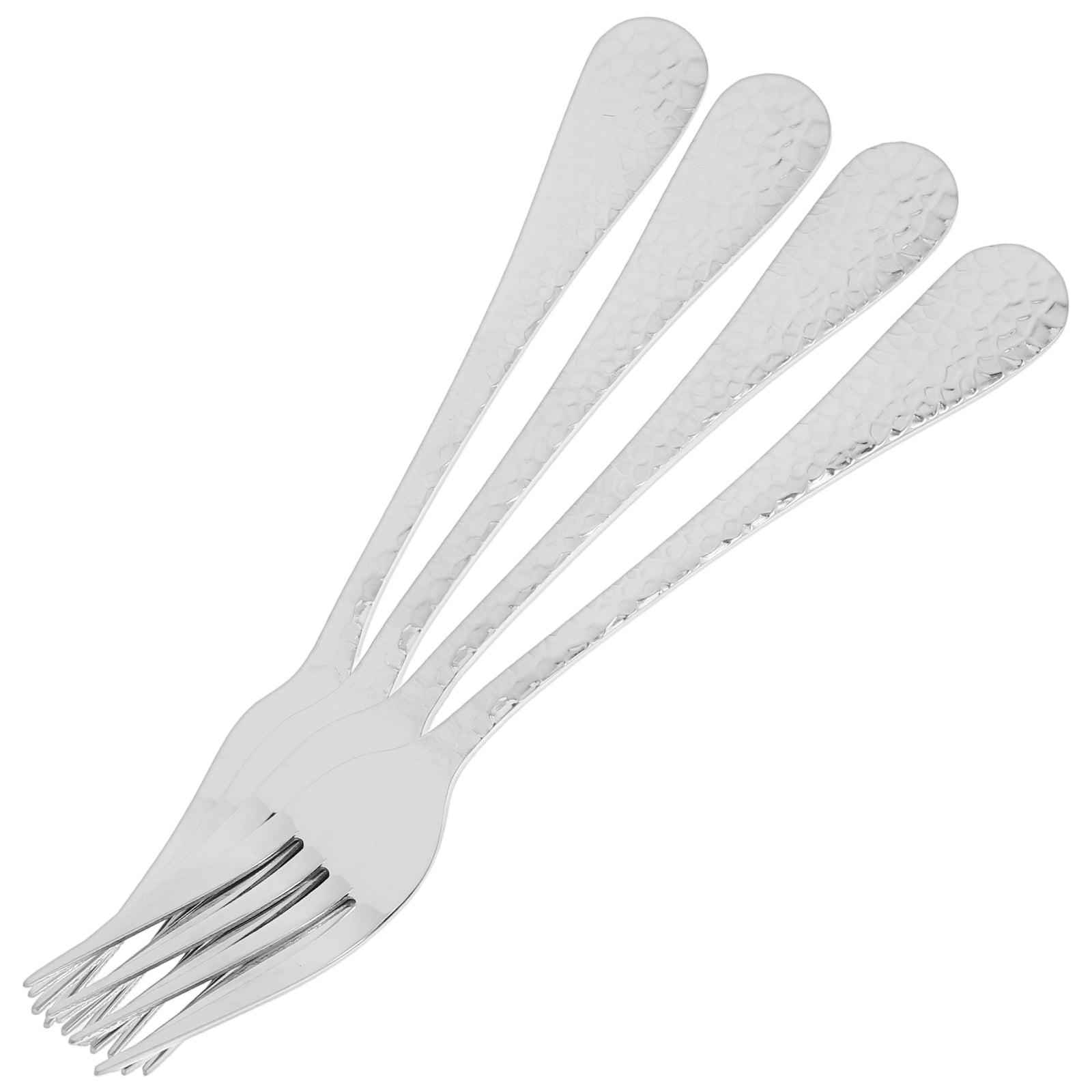 Zehuanyu 4 Pcs Dinner Forks Set Stainless Steel Forks Silverware Forks ...