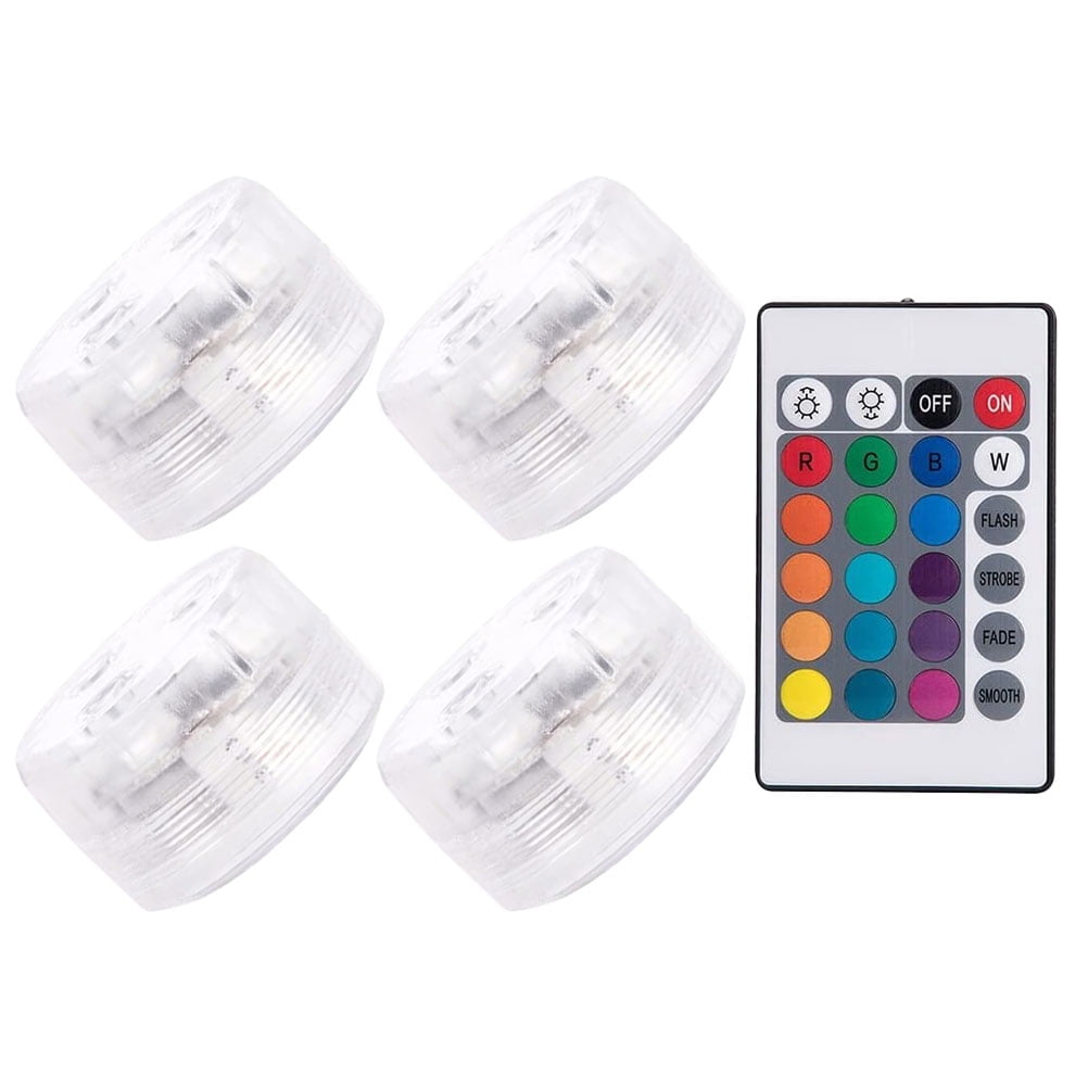 Zehuanyu 4 Pcs Diving Light Pool LED Lights Inflatable Swimming Vases ...