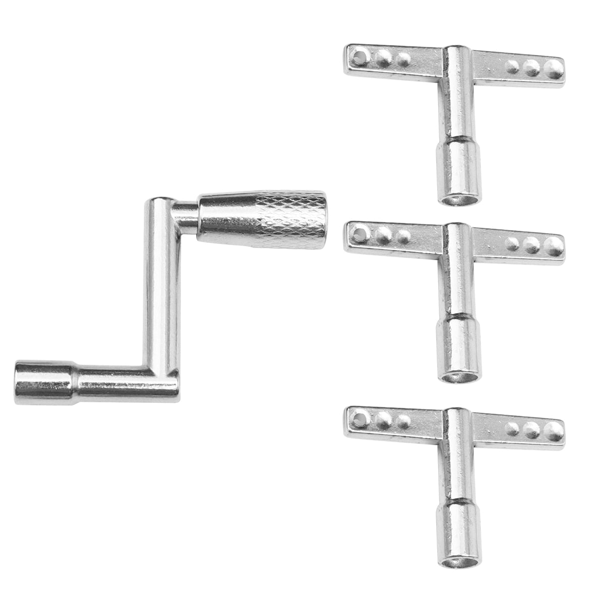 Zehuanyu 4 Pcs Hand Drummer Buckets Lid Wrench Opening Holder Silver ...