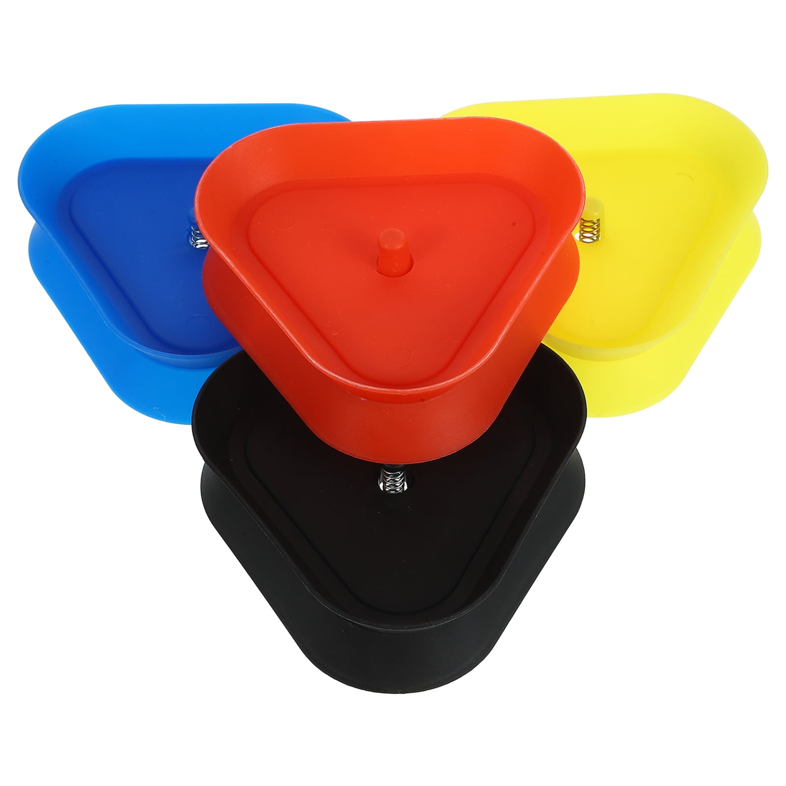 Zehuanyu 4 Pcs Hand Held Card Clipper Adjustable Debit Playing Triangle ...