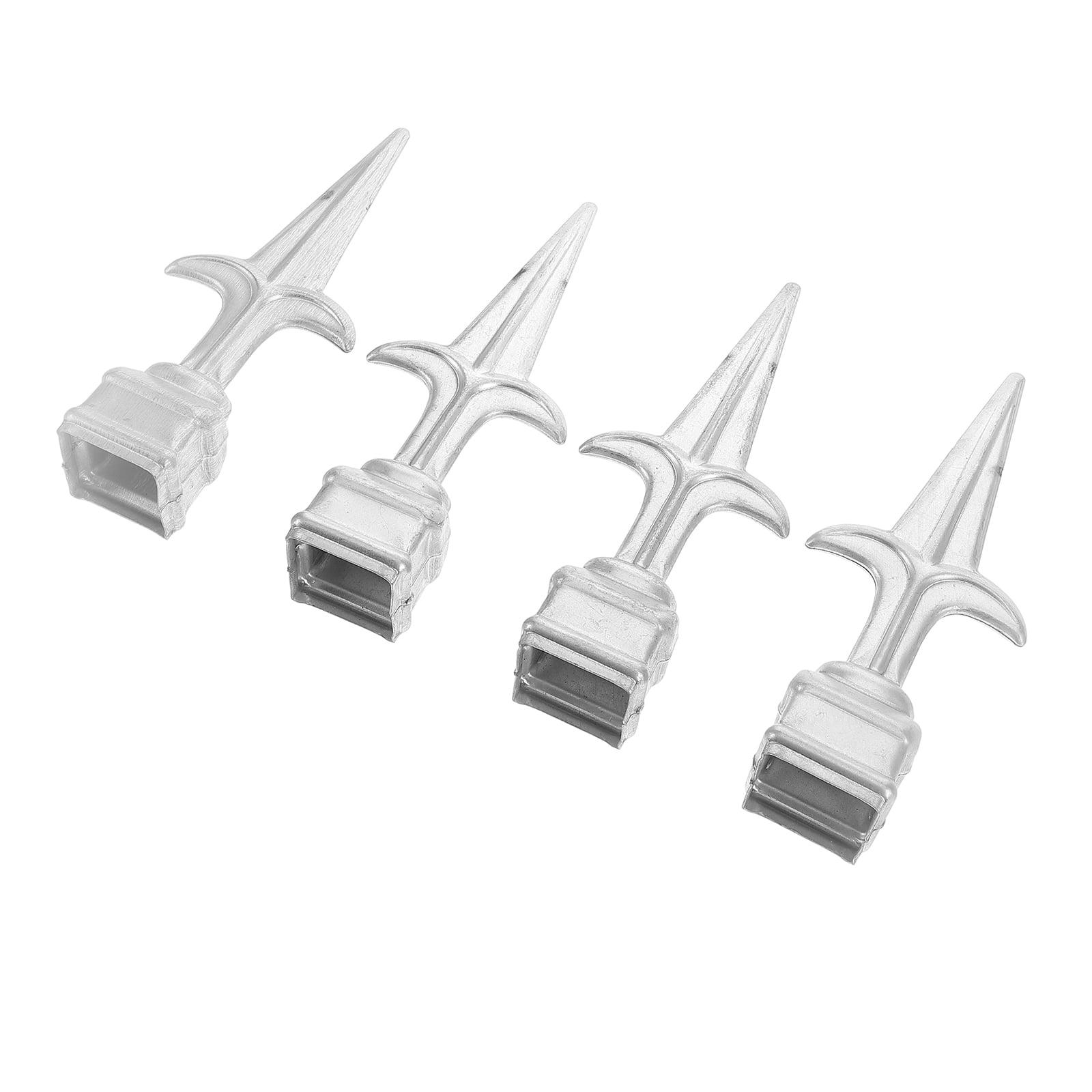 Zehuanyu 4 Pcs Iron Head Farmhouse Fence Gate Topper Baby 18.50X8.50X3 ...