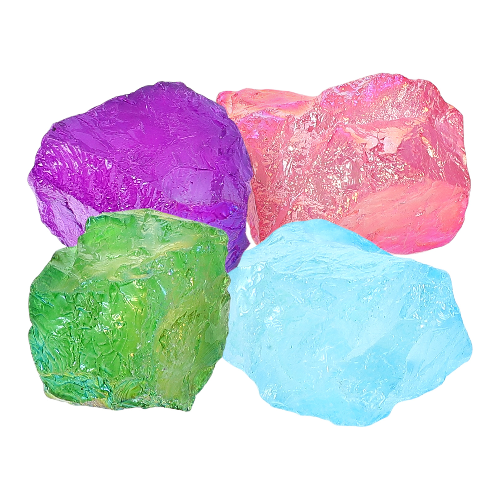 Zehuanyu 4 Pcs Liquid Funnel Crystal Rough 5.00X4.50X3.00CM - Walmart.com