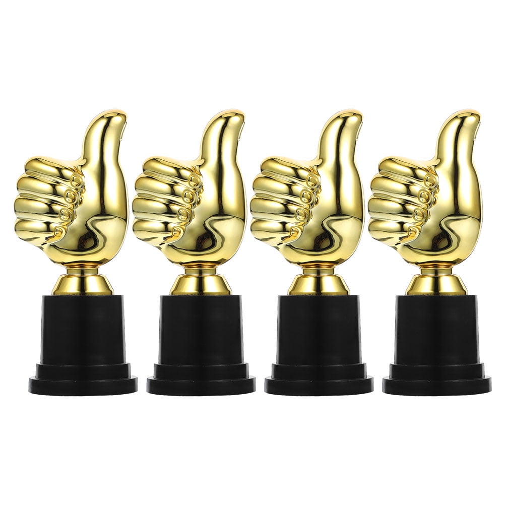 DEEPCRAFF Trophies For Adults Trophy Cups Multi Plastic 4Pcs For ...