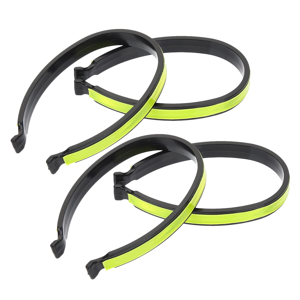 Set of Visibility Reflective Cycling Pant Clips for Night Riding Safety ...