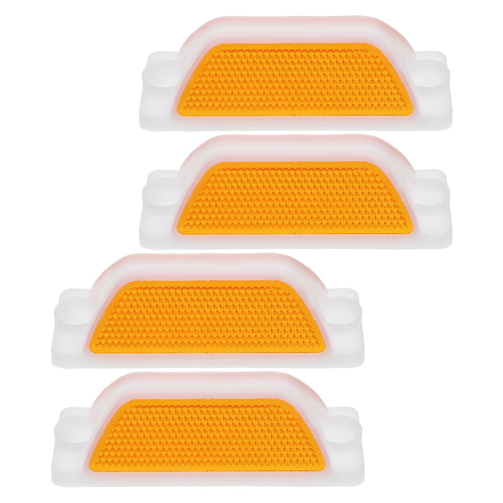 Zehuanyu 4 Pcs Reflector Driveway Rectangular Reflectors Pole Caution ...