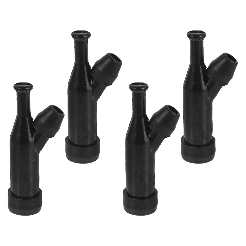 UPGRATOR Spark Plug Cap Black 4Pcs 3.3X0.9X0.9In - Walmart.com